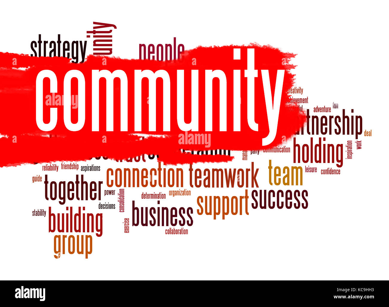 Community word cloud image with hi-res rendered artwork that could be ...