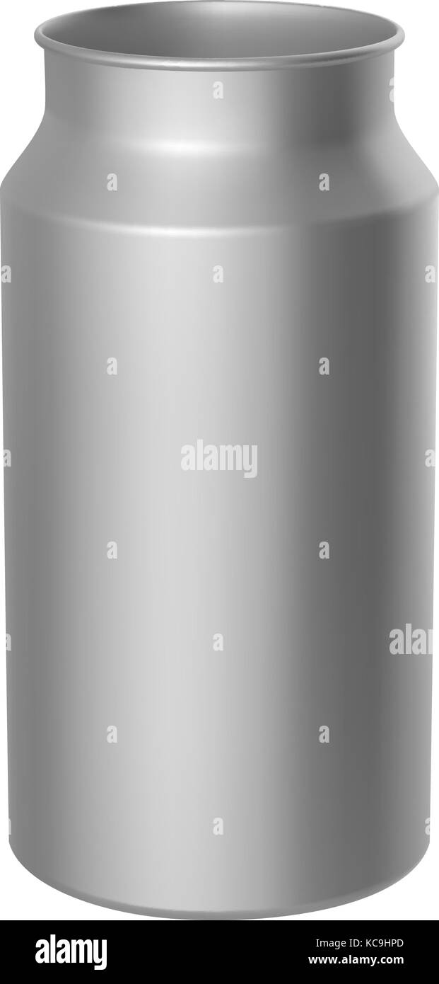 Can container milk vector Stock Vector Images - Alamy