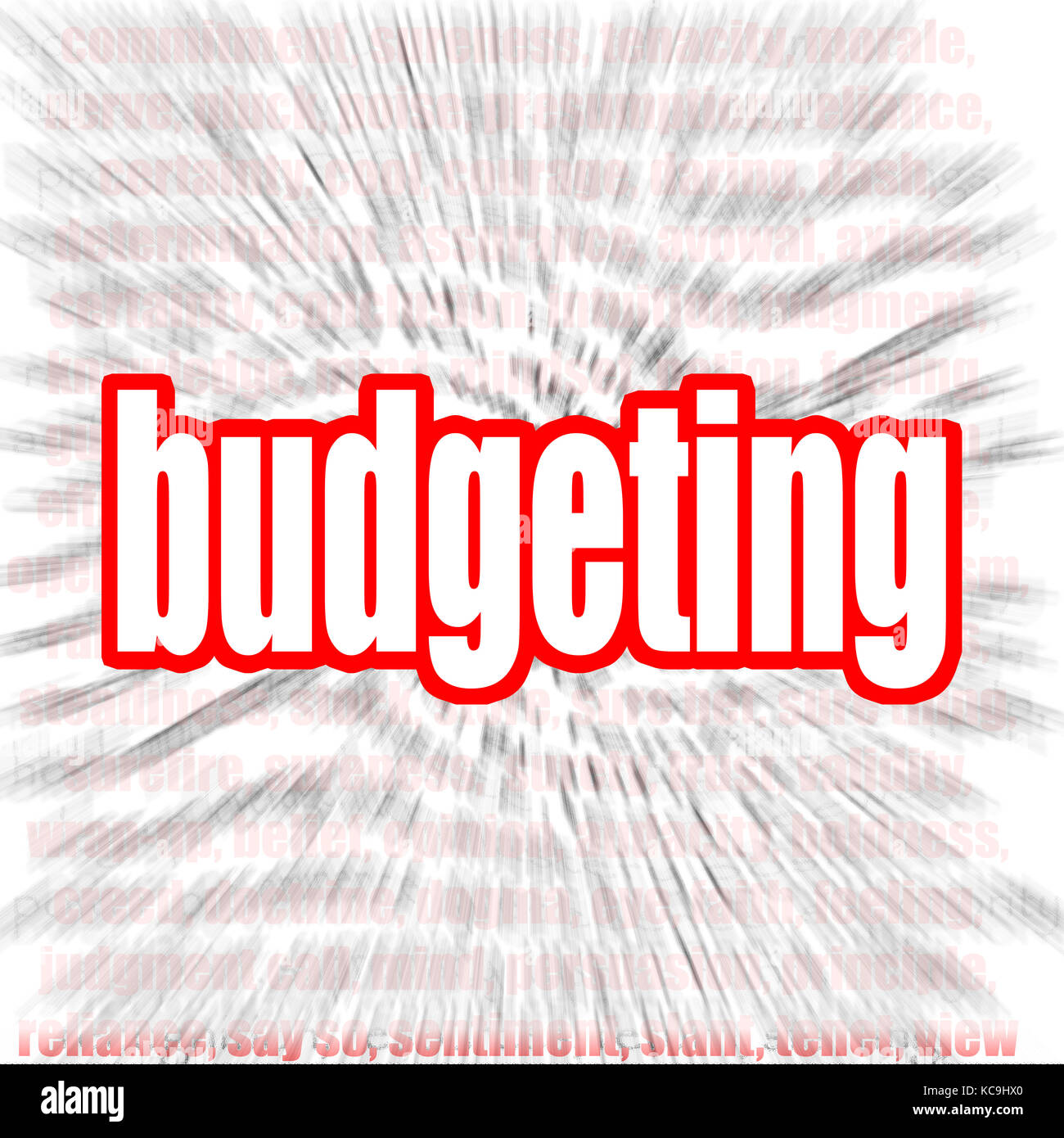 Budgeting word cloud image with hi-res rendered artwork that could be ...