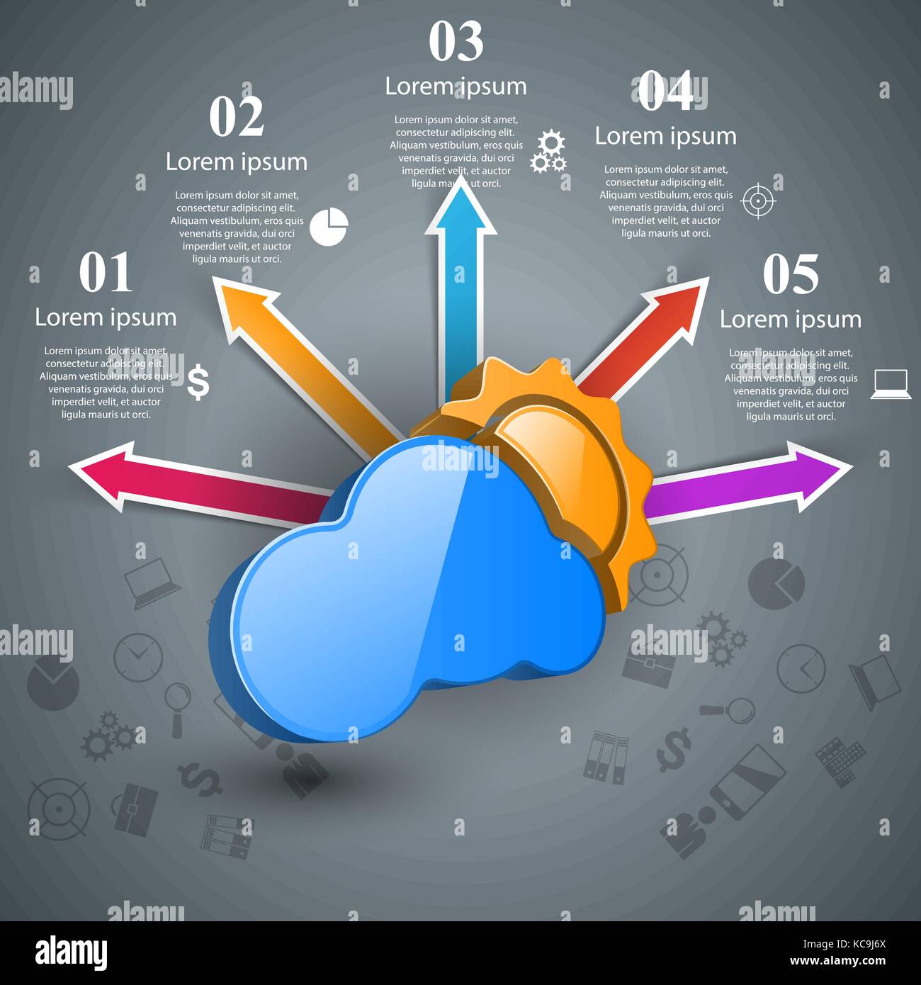 Weather infographic. Sun, cloud, rain icon Stock Vector Image & Art - Alamy