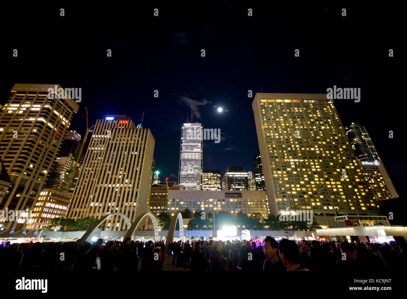 Nathan Phillips square, Toronto Stock Photo - Alamy