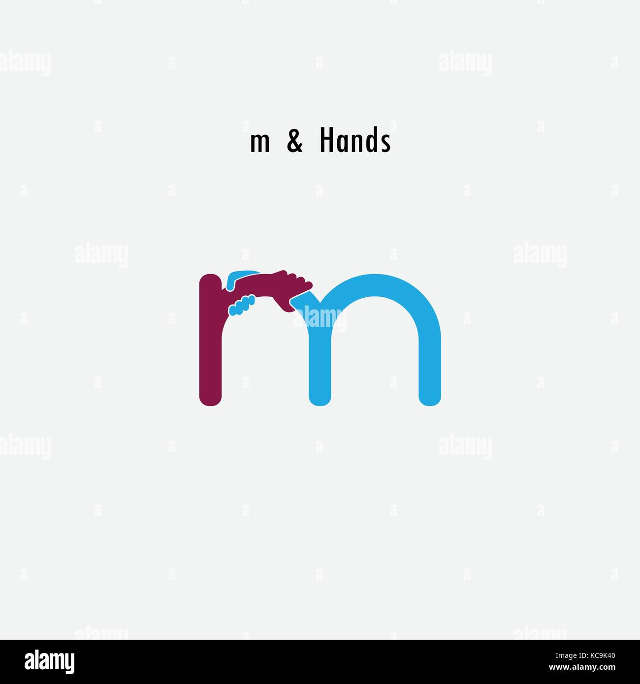 M and co sign Stock Vector Images - Alamy