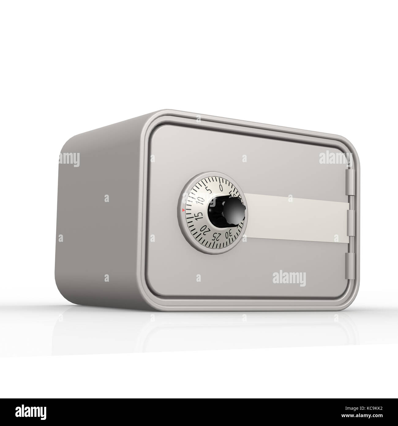 Gray safe box with white background image with hi-res rendered artwork ...