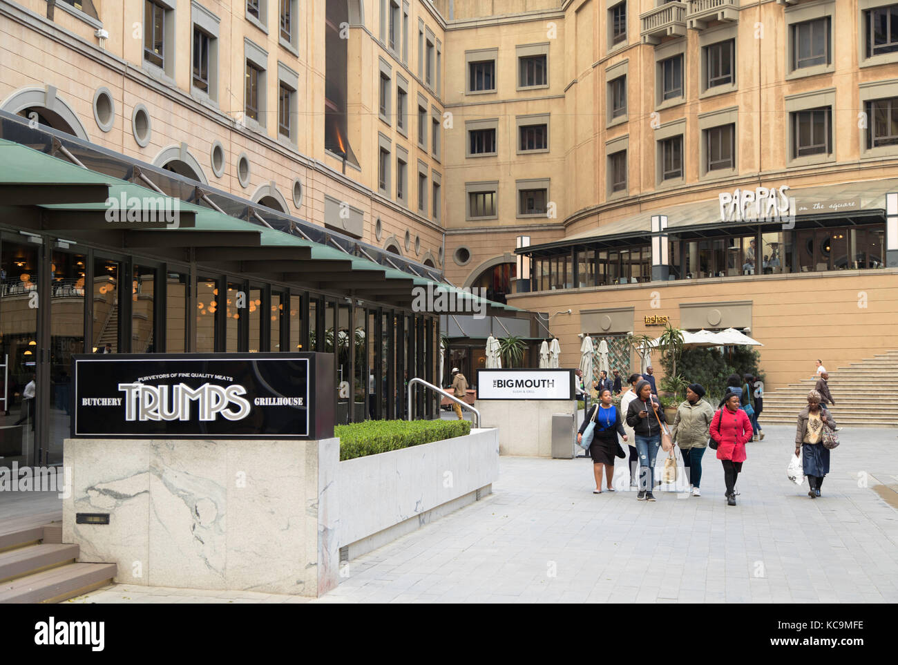 Nelson Mandela Square, Sandton, Johannesburg, Gauteng, South Africa ...