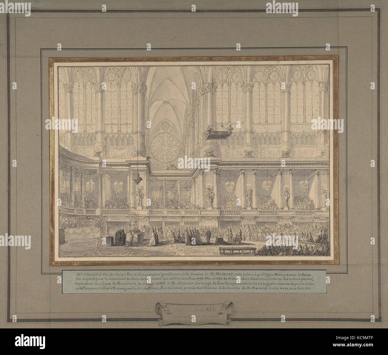 The Anointing of Louis XVI at His Coronation in Reims Cathedral, June ...