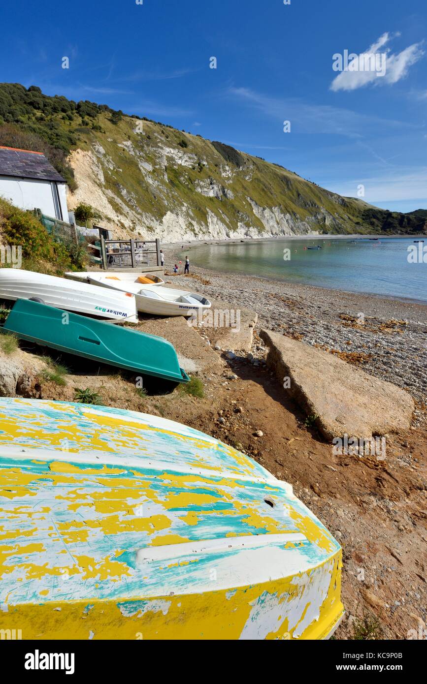 Lulworth cove Dorset England uk Stock Photo - Alamy