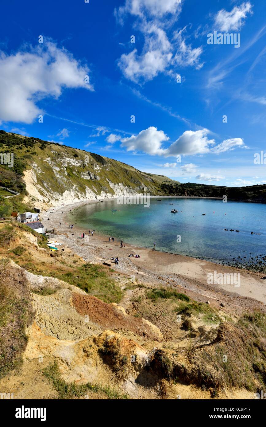 Lulworth cove Dorset England uk Stock Photo - Alamy