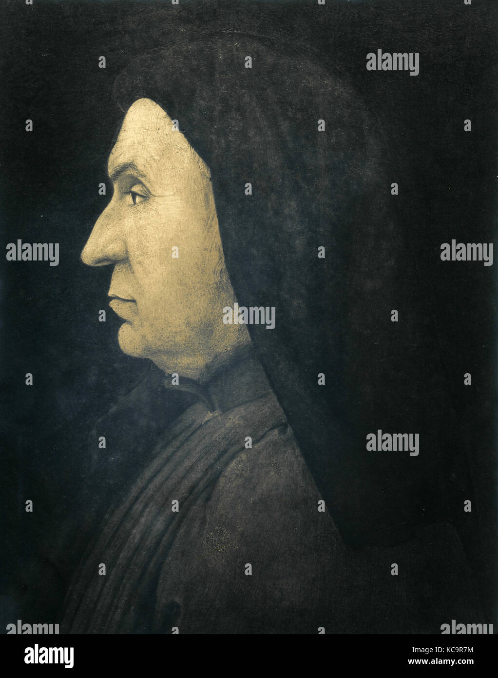 Portrait of Petrarca, painting by Giovanni Bellini Stock Photo - Alamy
