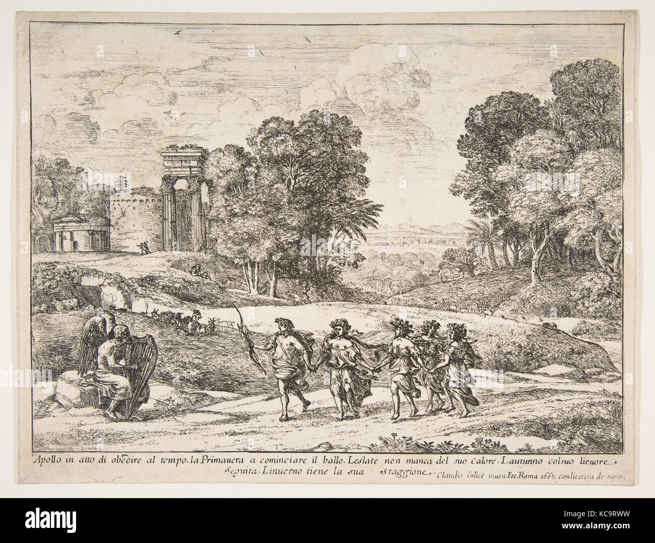 4 seasons etching hi-res stock photography and images - Alamy