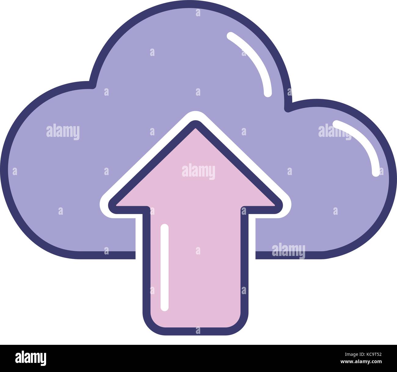 cloud data digital technology server Stock Vector Image & Art - Alamy