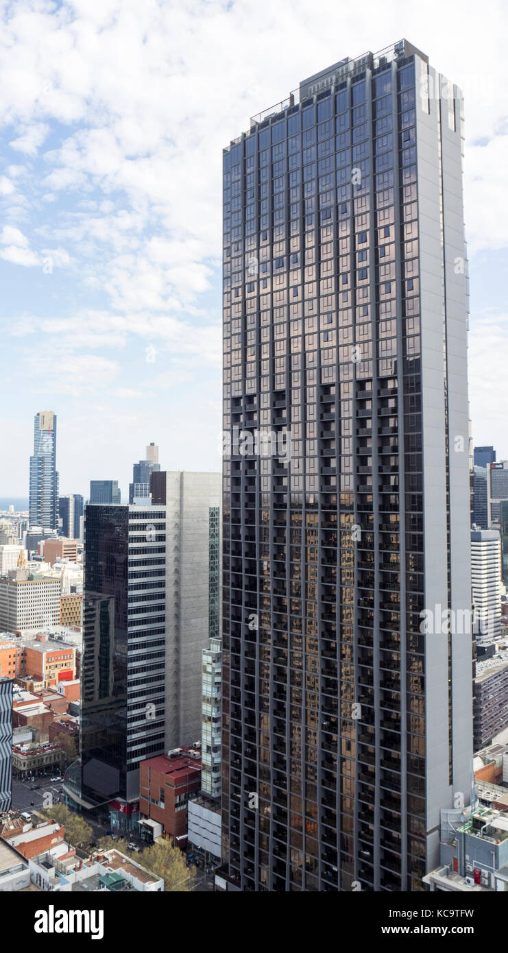 High rise residential tower in the Central Business District of city of ...