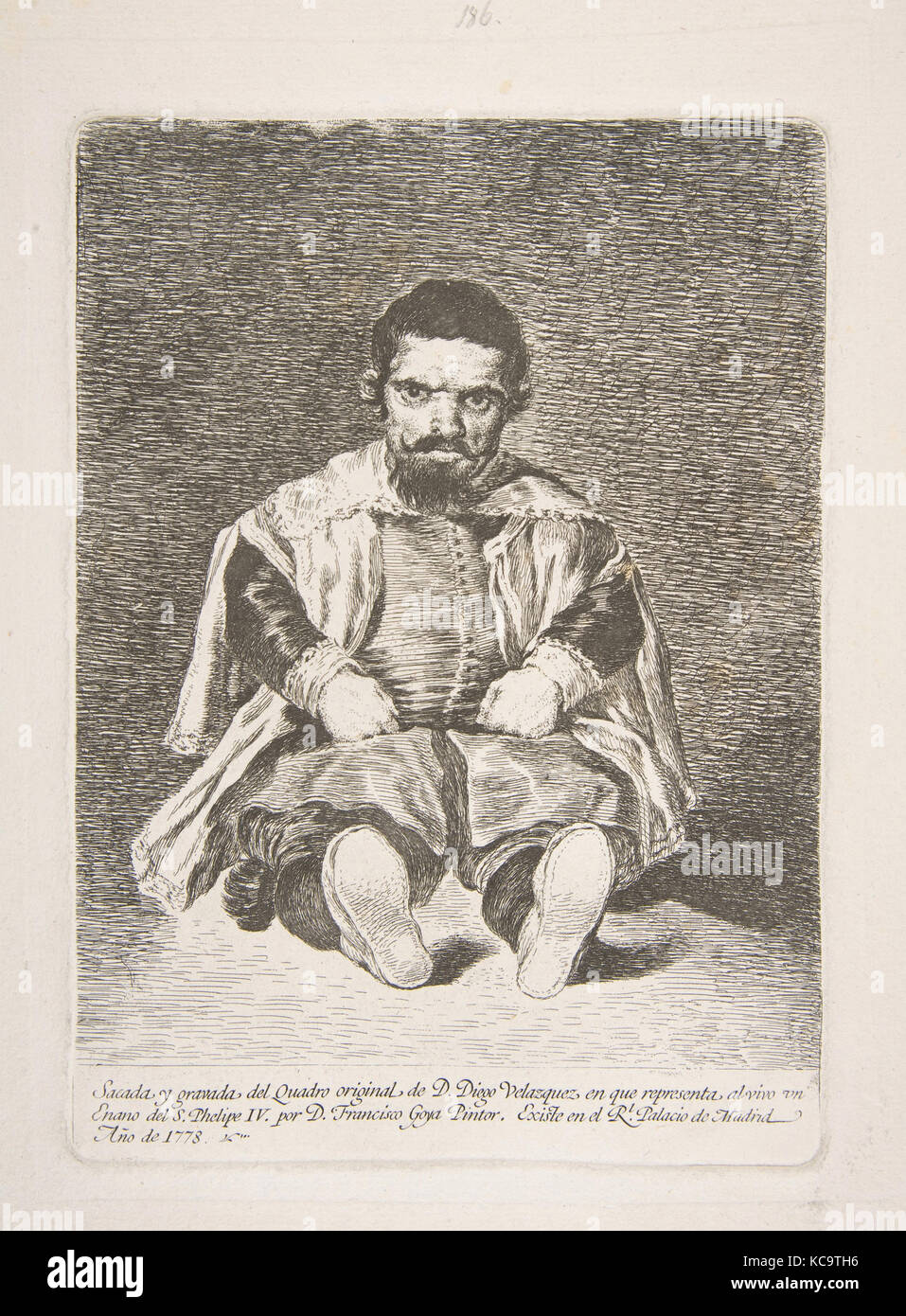 A dwarf (Un enano), 1778, Etching printed in black ink, Plate: 8 3/16 × ...