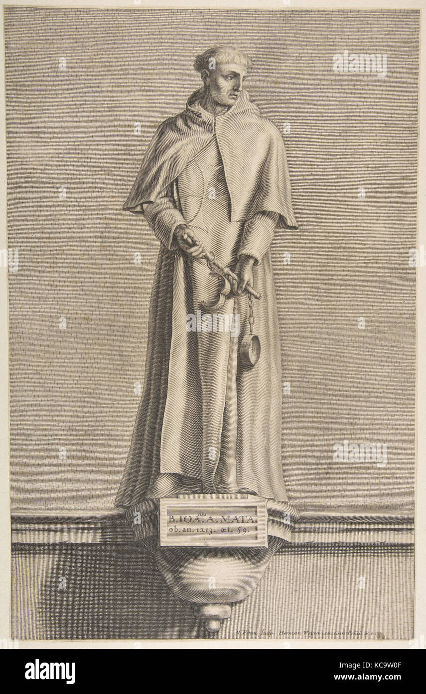 The Blessed John Mata, n.d., Engraving with etching, sheet: 16 7/8 x 10 ...