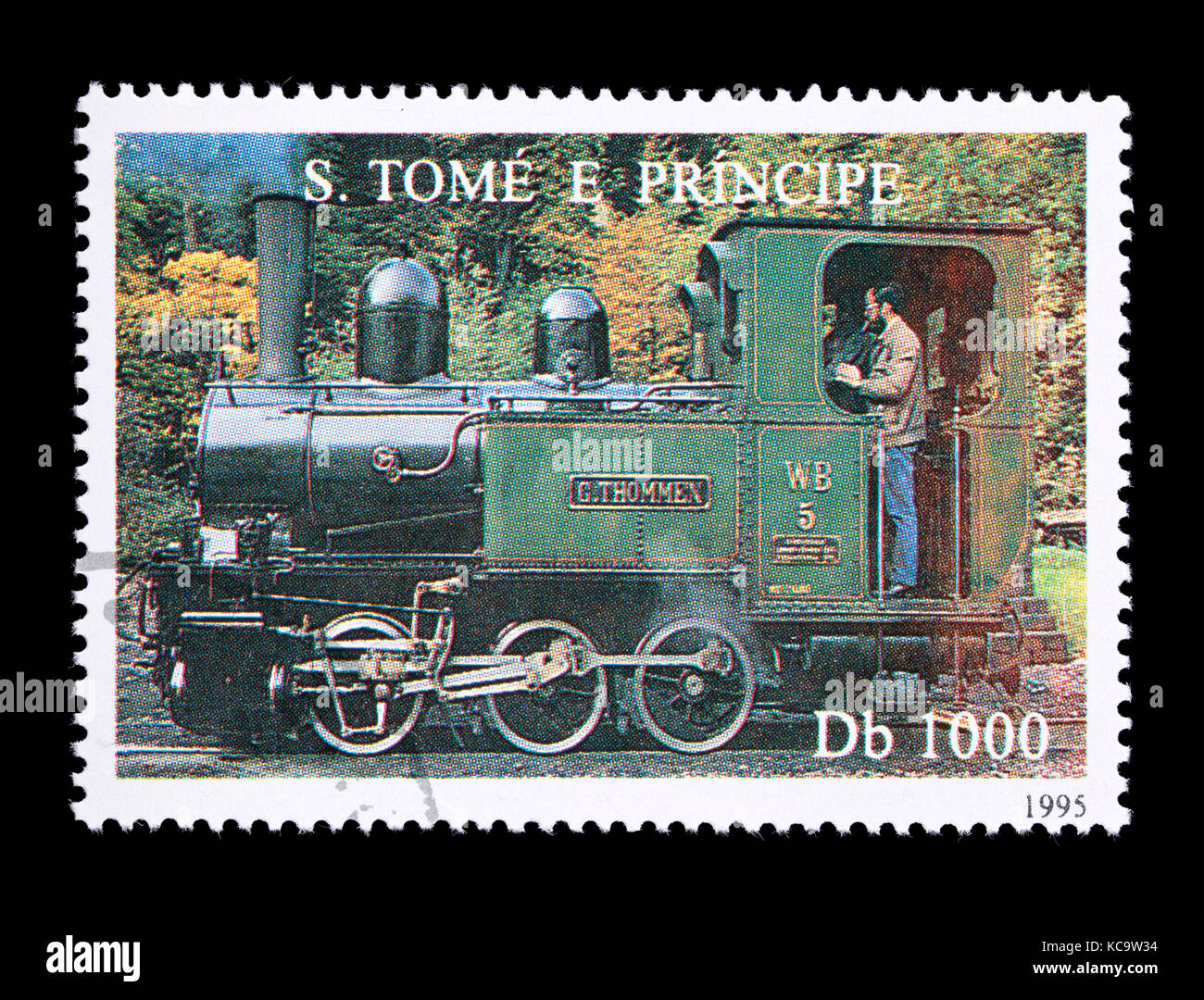 Postage stamp from the Saint Thomas and Prince Islands depicting the G ...