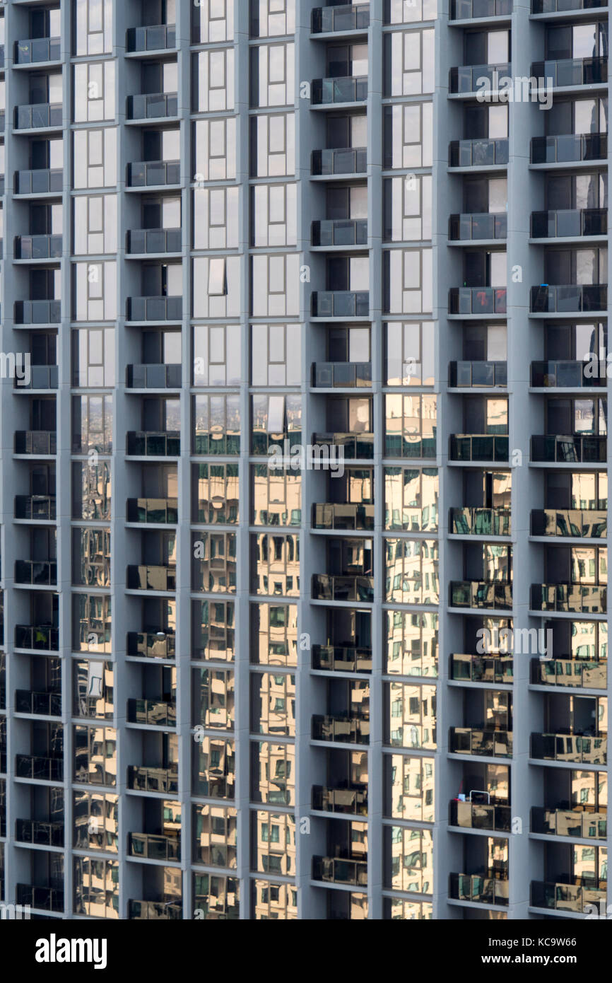 High rise residential tower in the Central Business District of city of ...