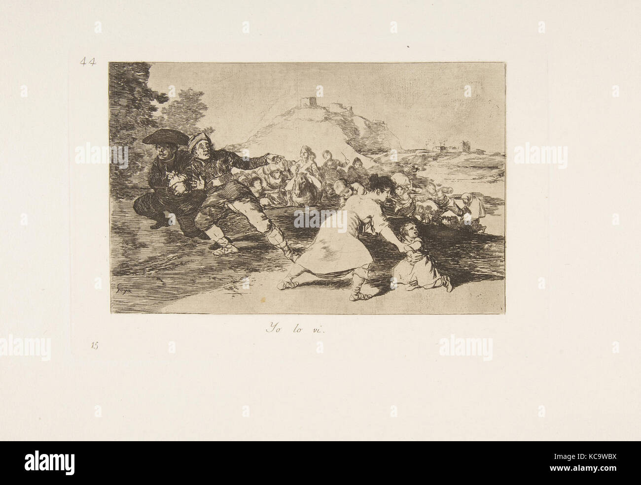 Plate 44 from 'The Disasters of War' (Los Desastres de la Guerra): 'I ...