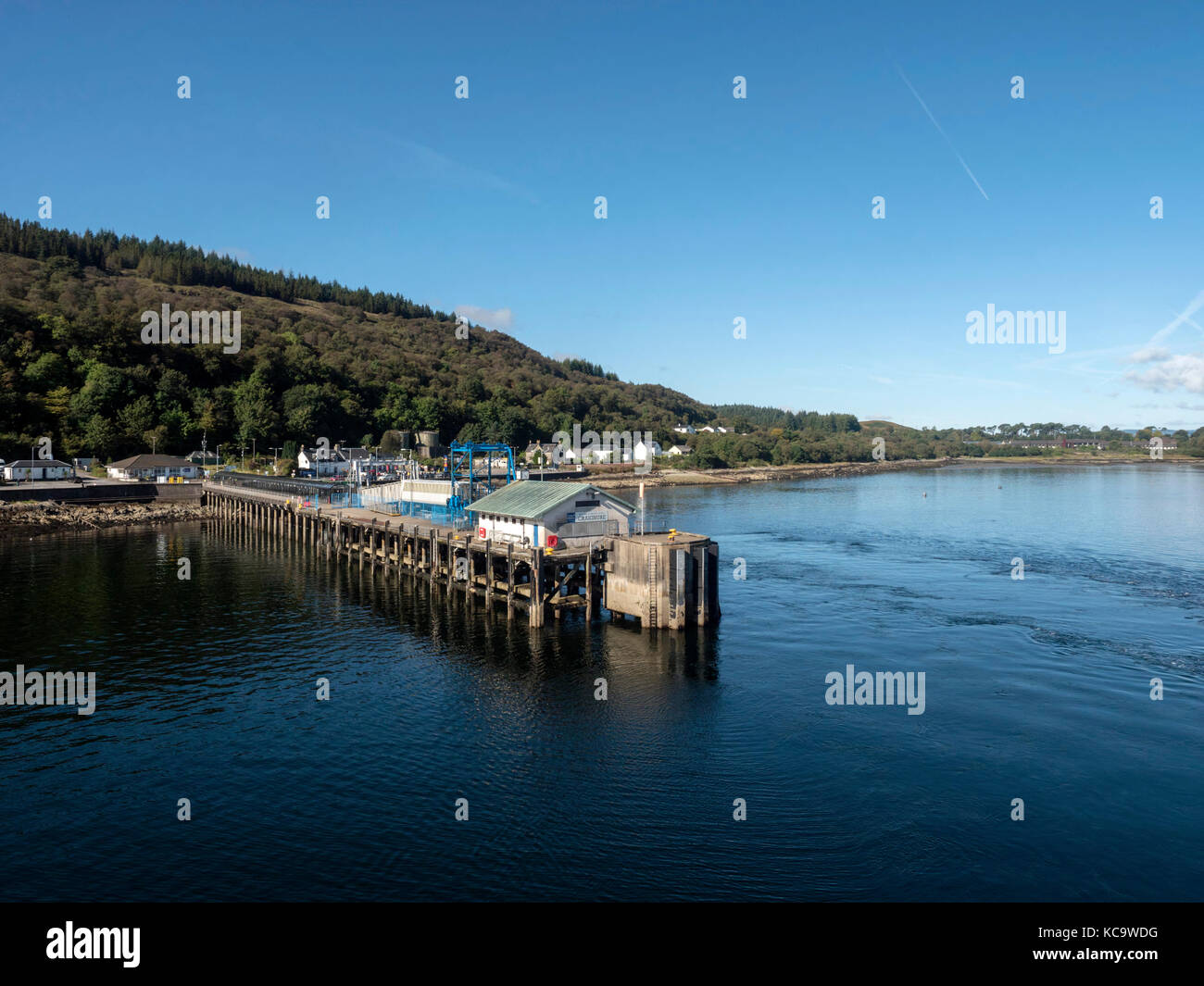 Craignure ferry terminal linking the Isle of Mull, in the Western Isles ...