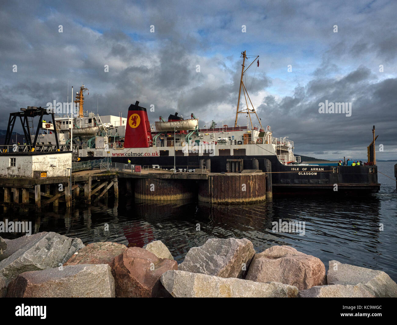 Isle of Arran, Caledonian MacBrayne ferry, Western Isles of Scotland ...