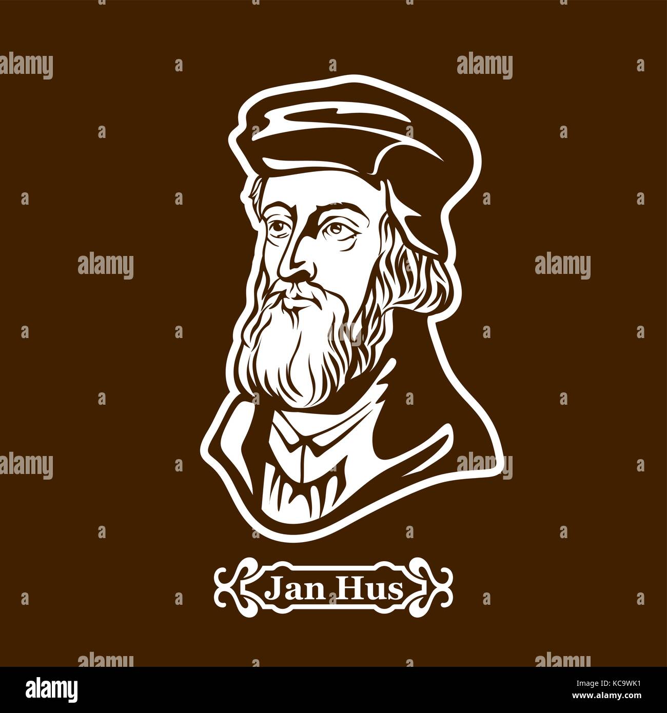 Jan Hus. Protestantism. Leaders of the European Reformation Stock ...