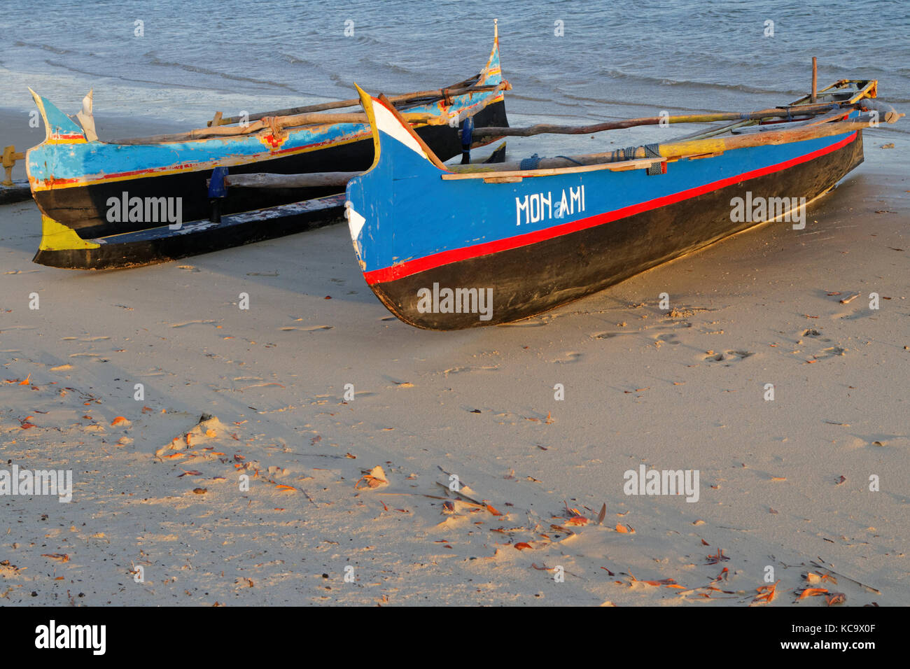 BELO, MADAGASCAR, November 24, 2015 : Traditional fisherman pirogue on ...