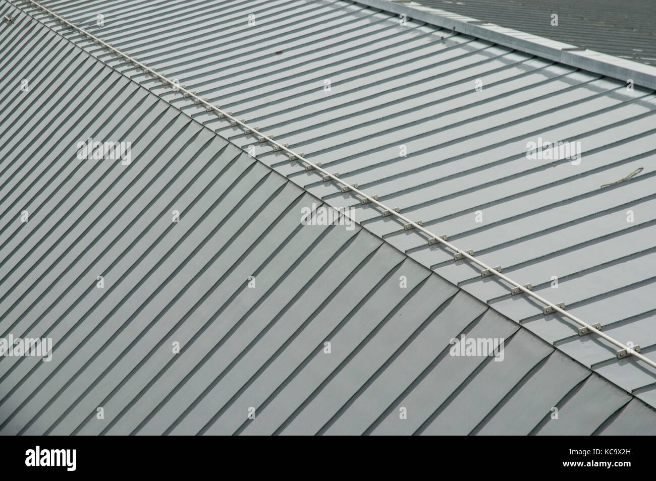 view over tin roof Stock Photo - Alamy