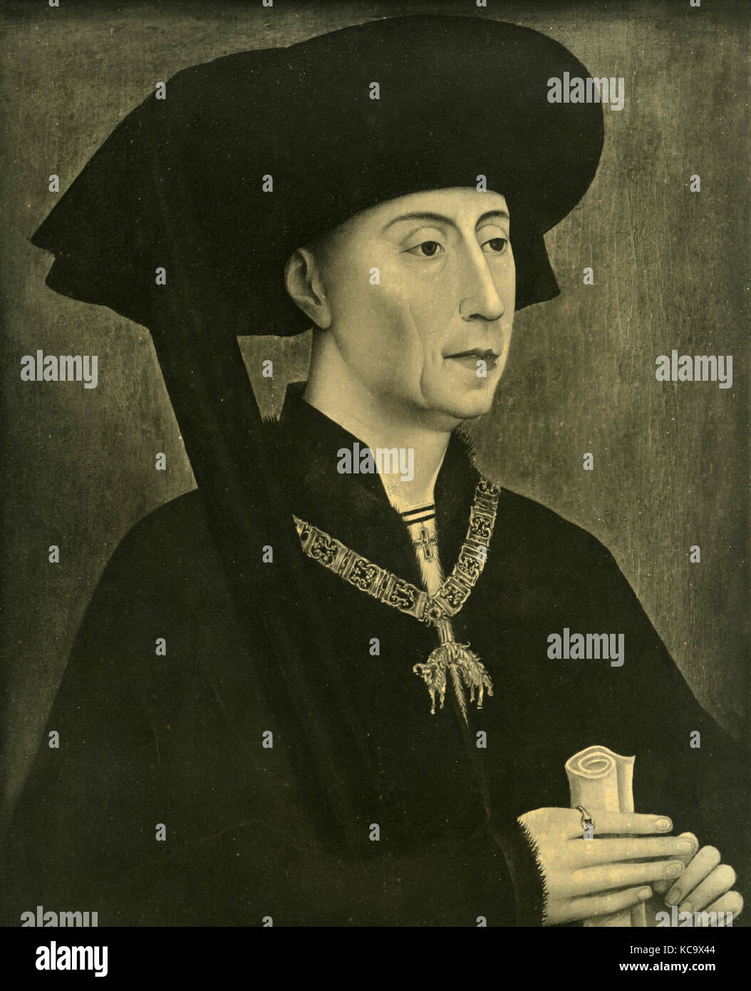 Portrait of Philippe Le Bon, painting by unknown Stock Photo - Alamy