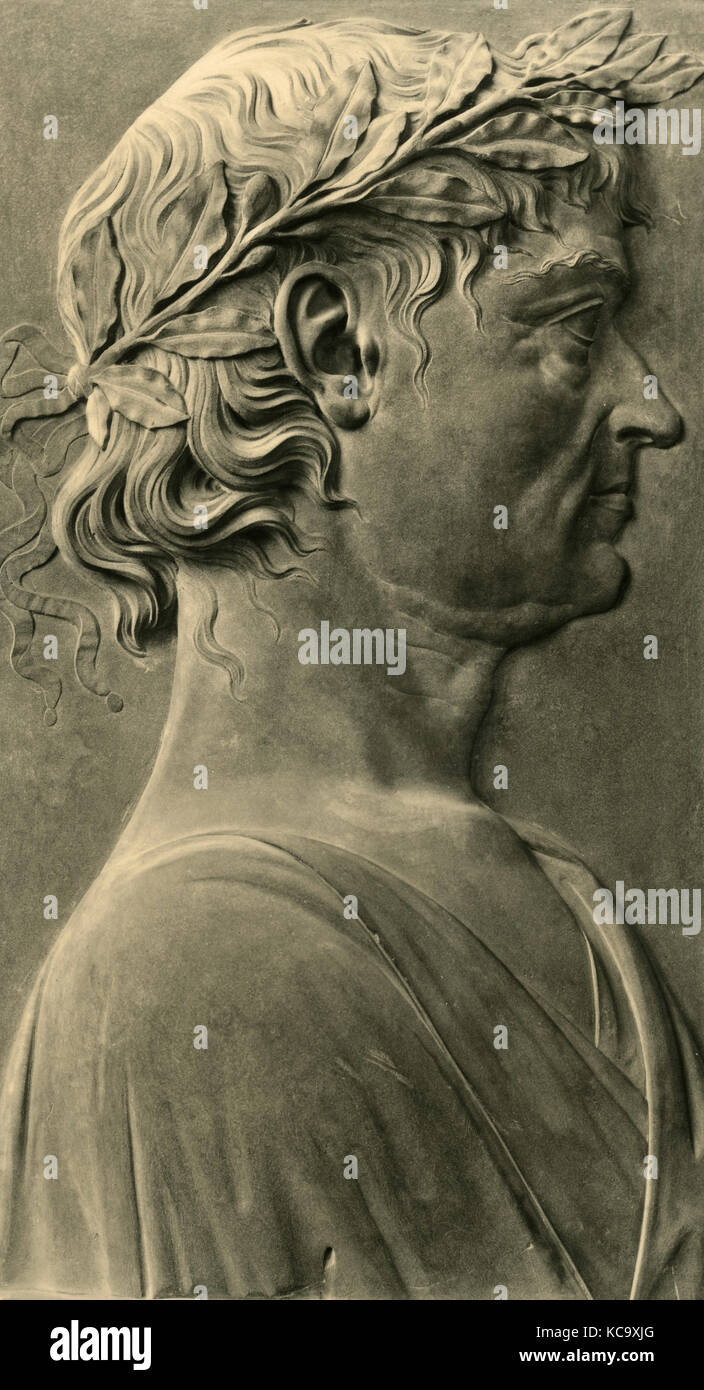 Galba, head statue Stock Photo - Alamy