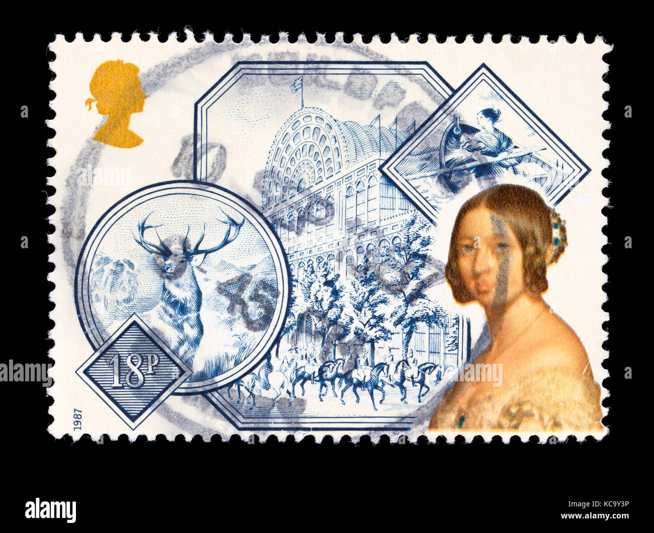 Queen victoria stamp hi-res stock photography and images - Alamy