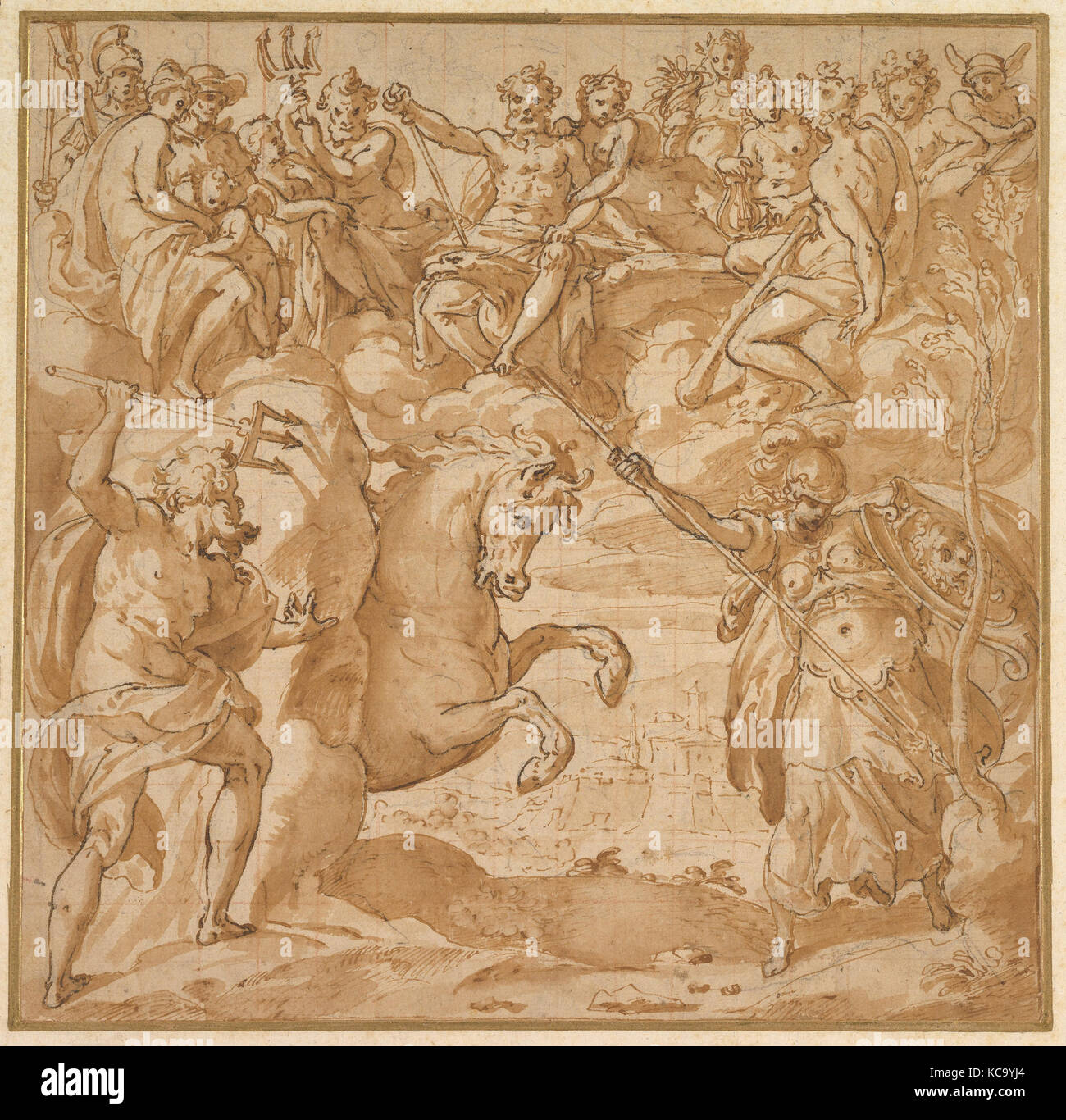 Poseidon And Athena Love