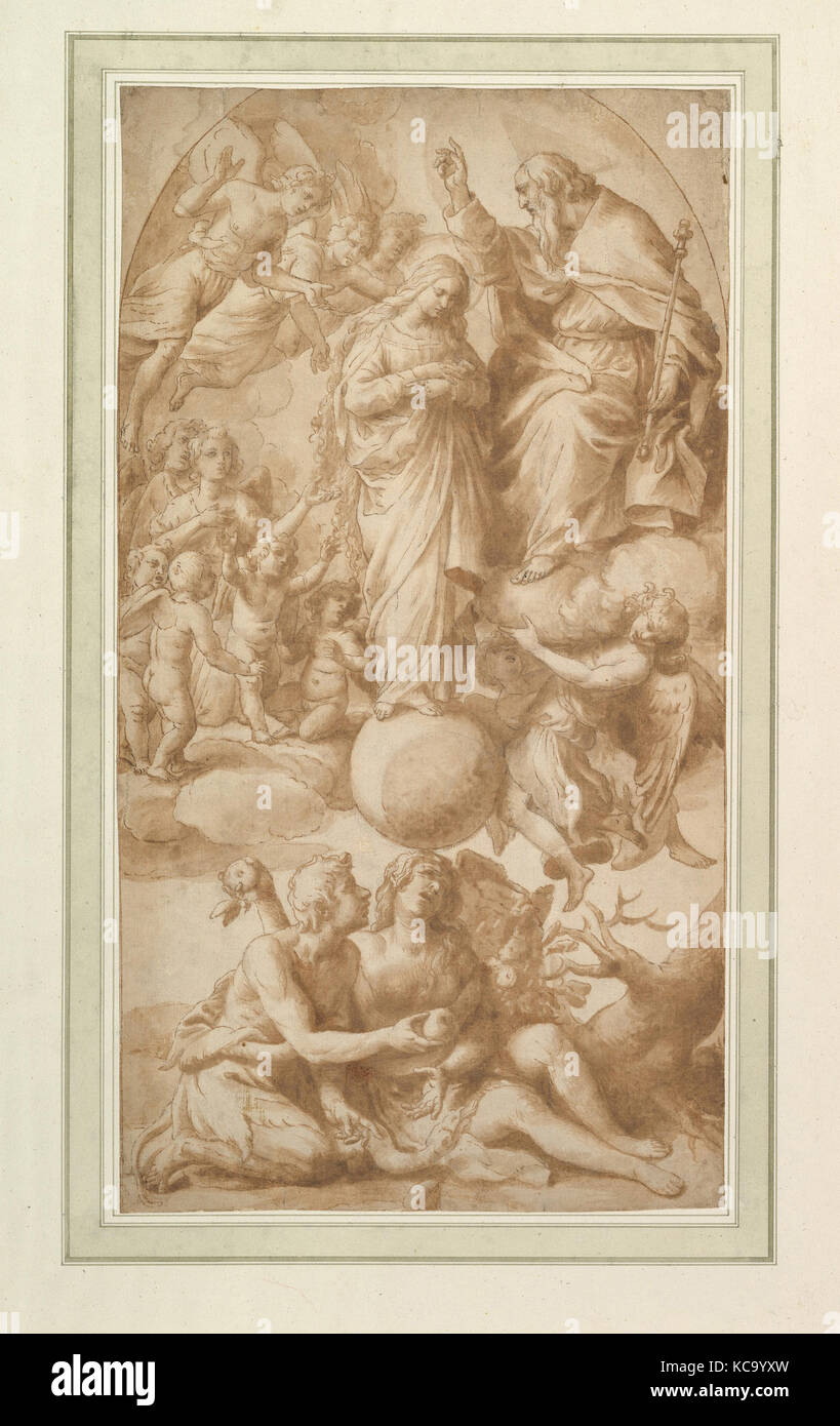 Allegory of the Immaculate Conception with the Fall of Man, Alessandro ...