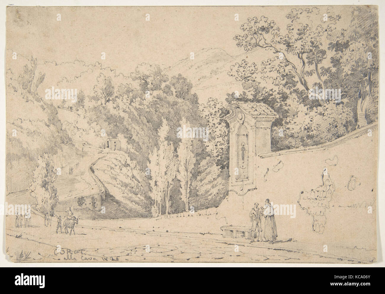 French landscape drawings hi-res stock photography and images - Alamy