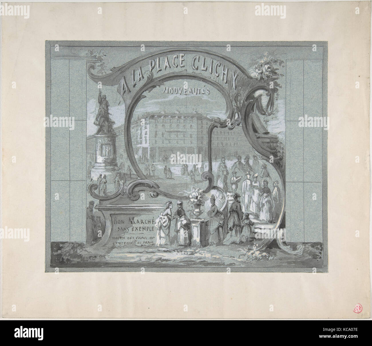 Design for a Stage Set, Anonymous, French, 19th century, 19th century ...