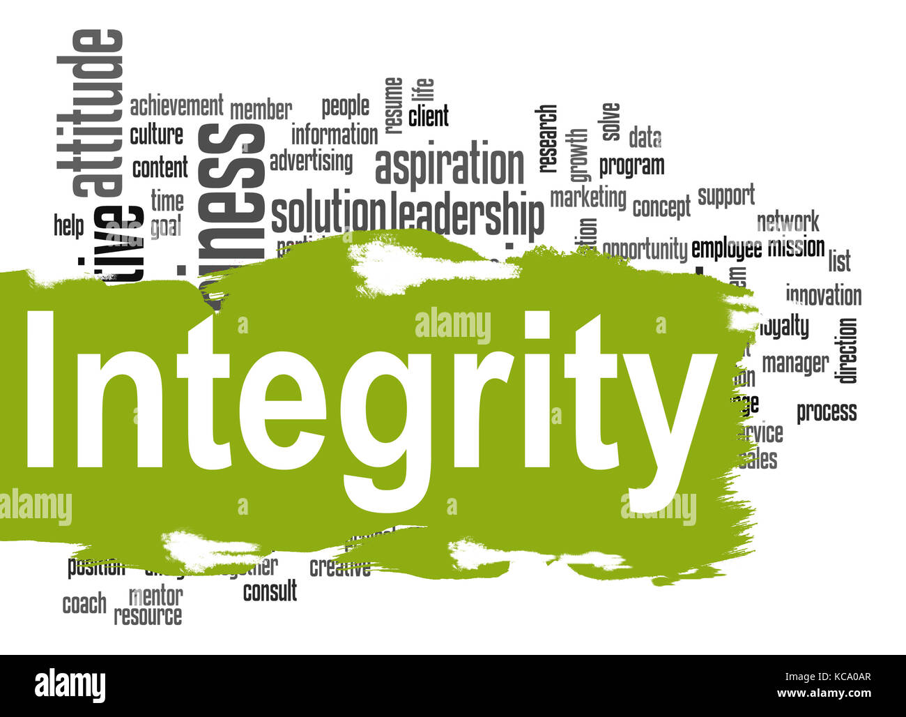 Integrity word cloud image with hi-res rendered artwork that could be ...