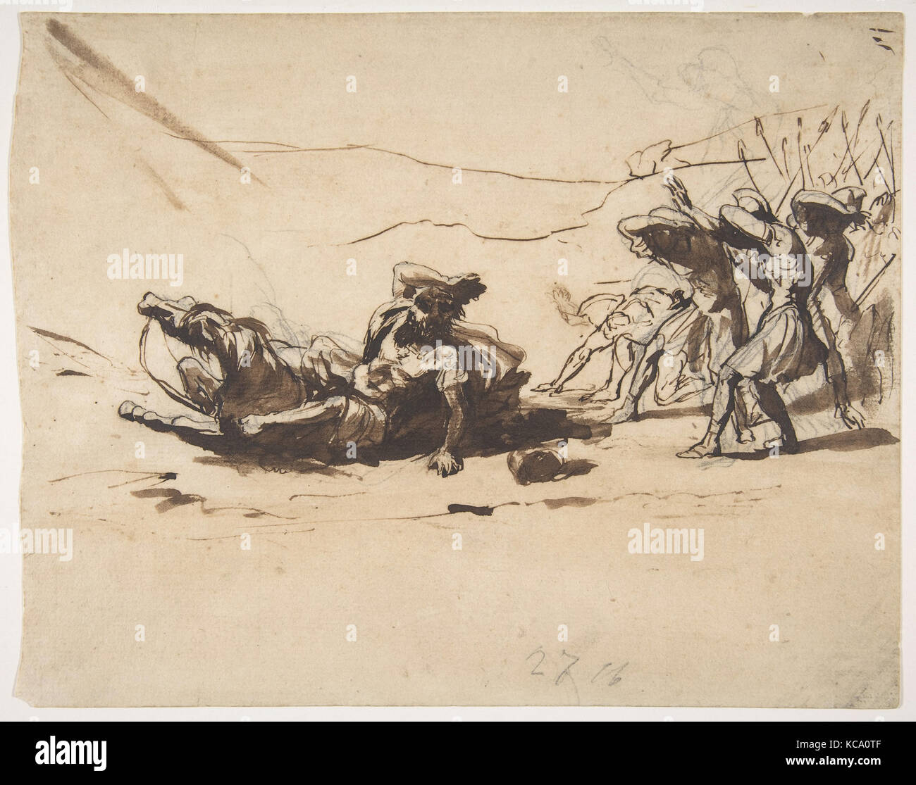 Conversion of Saint Paul, Pier Francesco Mola, 1612–66 Stock Photo - Alamy