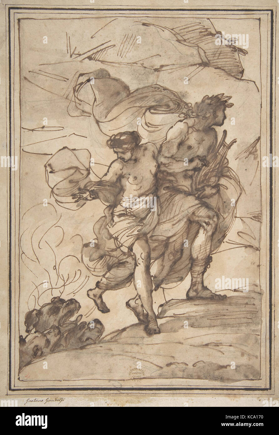 Orpheus and Eurydice, Attributed to Filippo Pedrini, 1763–1856 Stock ...