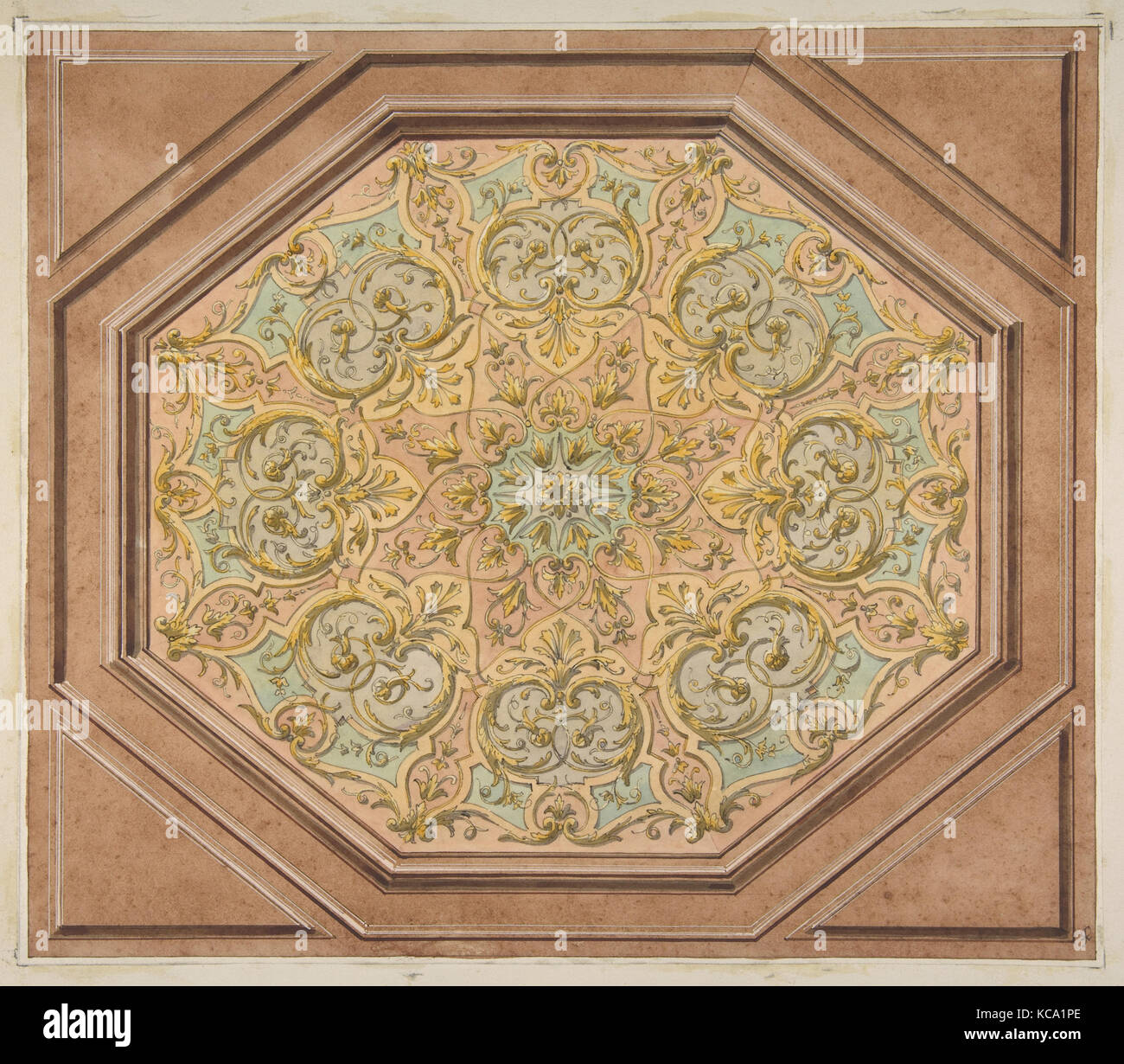 Hexagonal ceiling hi-res stock photography and images - Alamy