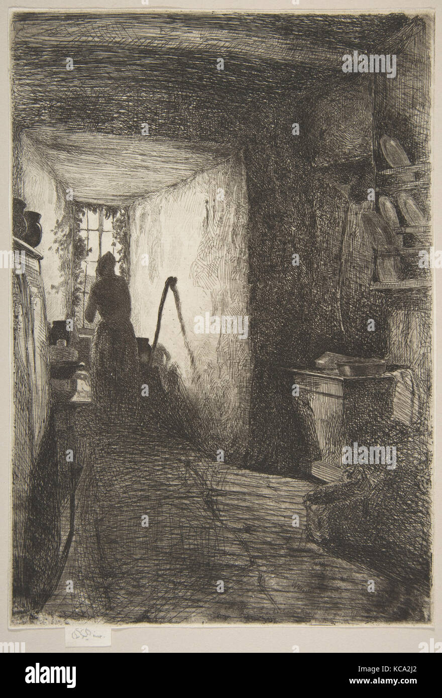 The Kitchen, James McNeill Whistler, 1858 republished 1885 Stock Photo ...