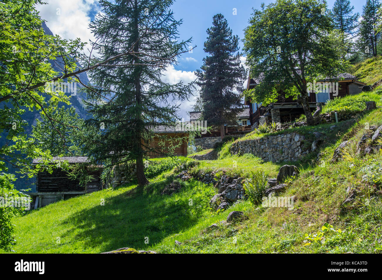landscape of the French Alps Stock Photo - Alamy