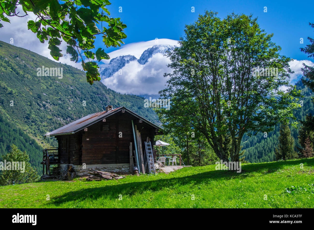 landscape of the French Alps Stock Photo - Alamy