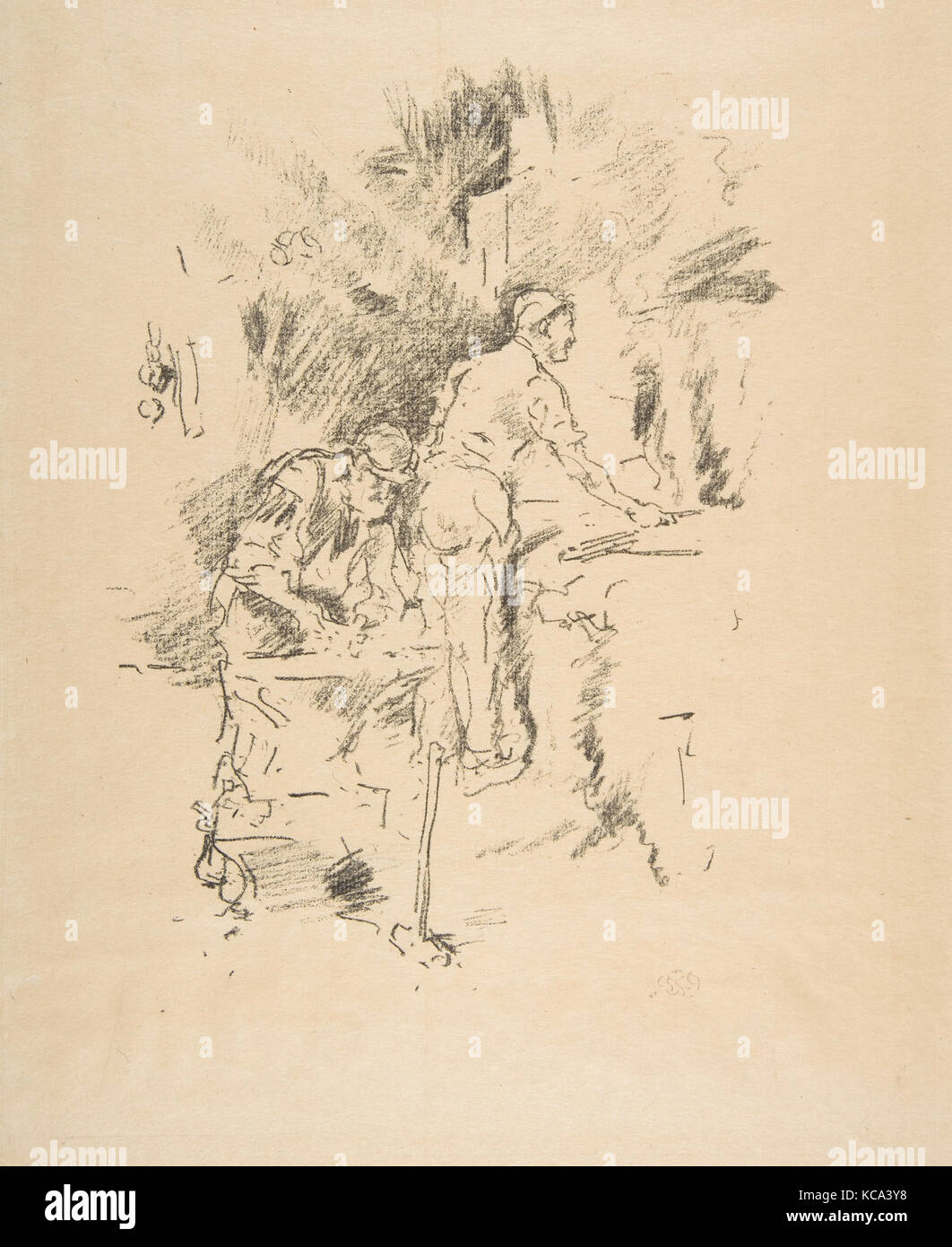 Lithograph on thin japanese paper hi-res stock photography and images ...