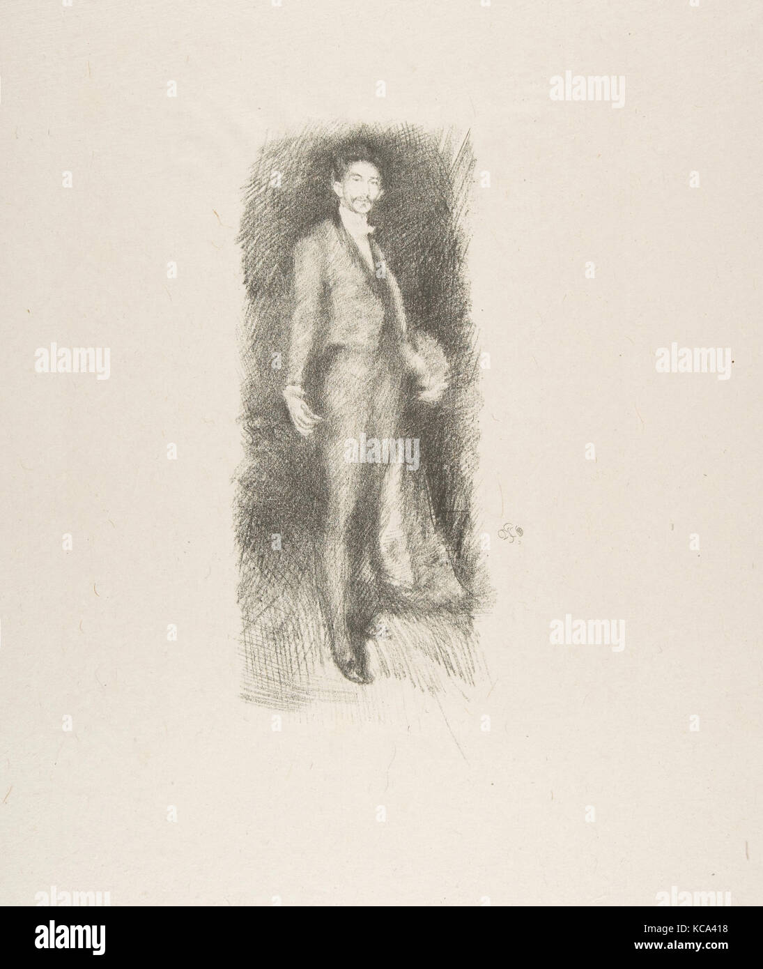 Count Robert de Montesquiou, No. 2, James McNeill Whistler, 1894 Stock ...