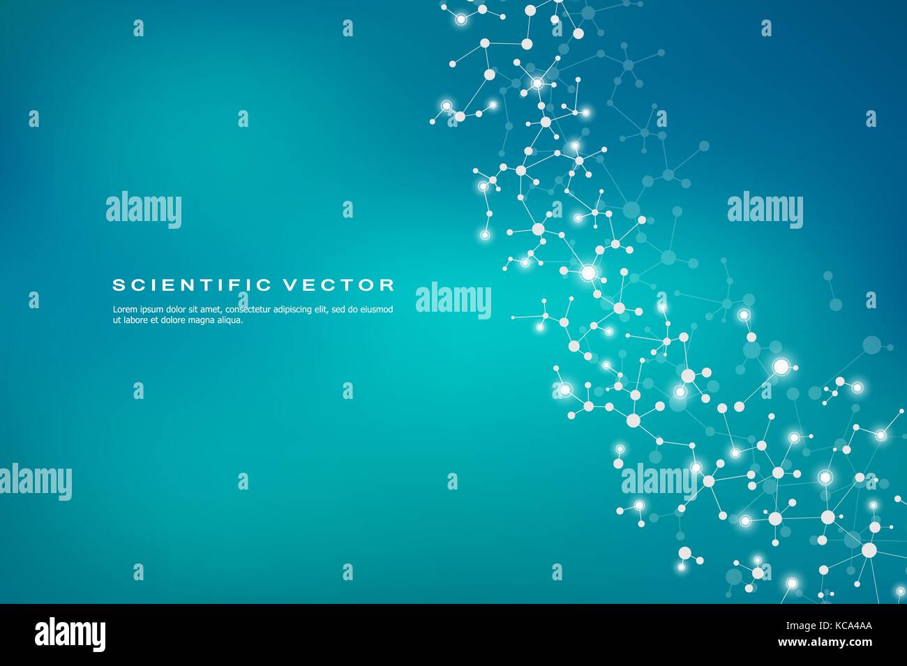 Abstract molecule background, genetic and chemical compounds, medical ...