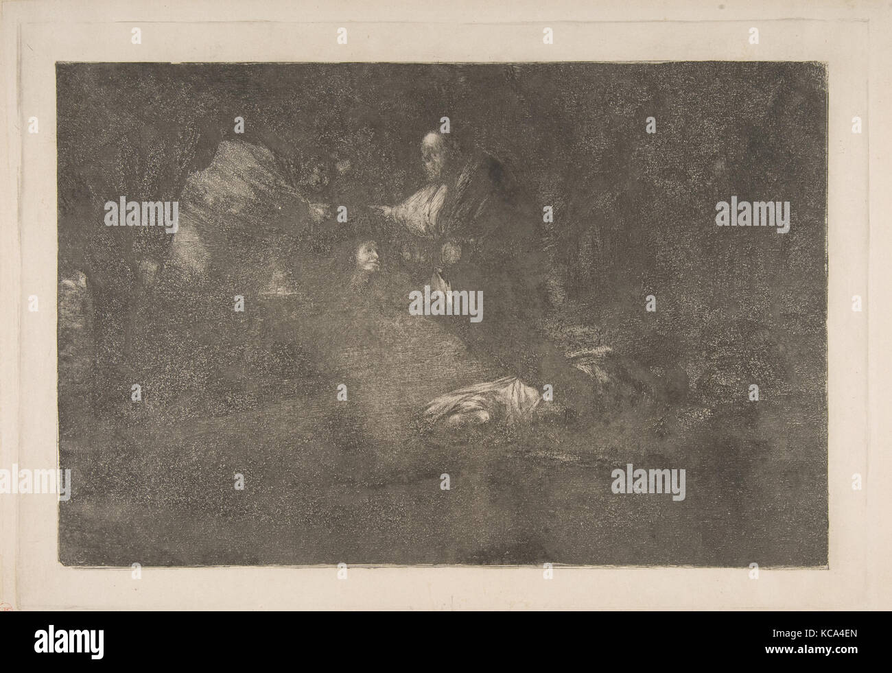 Plate 18 from the 'Disparates':Birds of a feather flock together, Goya ...
