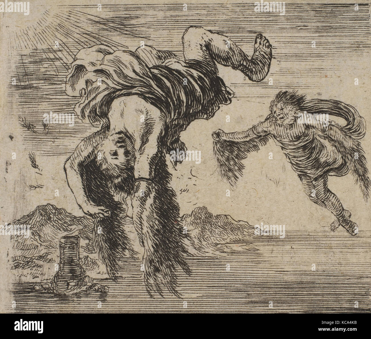 Daedalus and Icarus, from 'Game of Mythology' (Jeu de la Mythologie ...