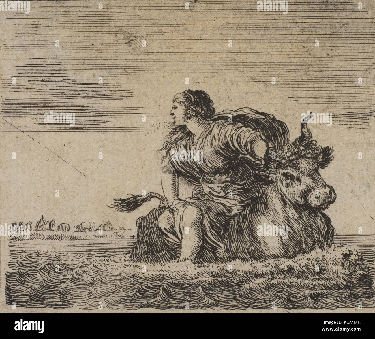Jupiter and Europa, from 'Game of Mythology' (Jeu de la Mythologie ...