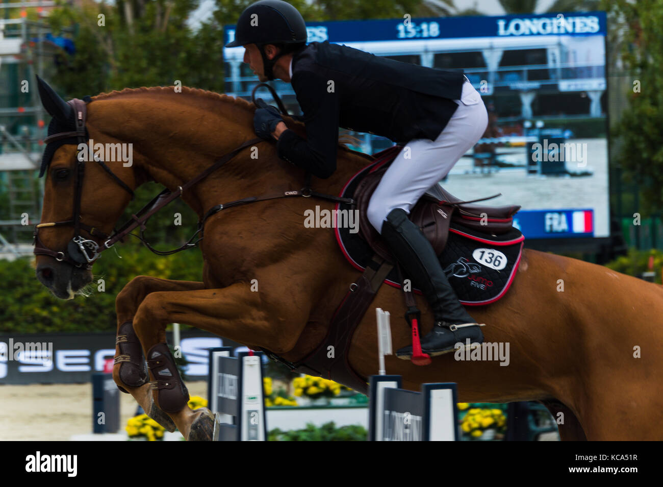 Longines Fei Nations Cup Jumping Final High Resolution Stock ...