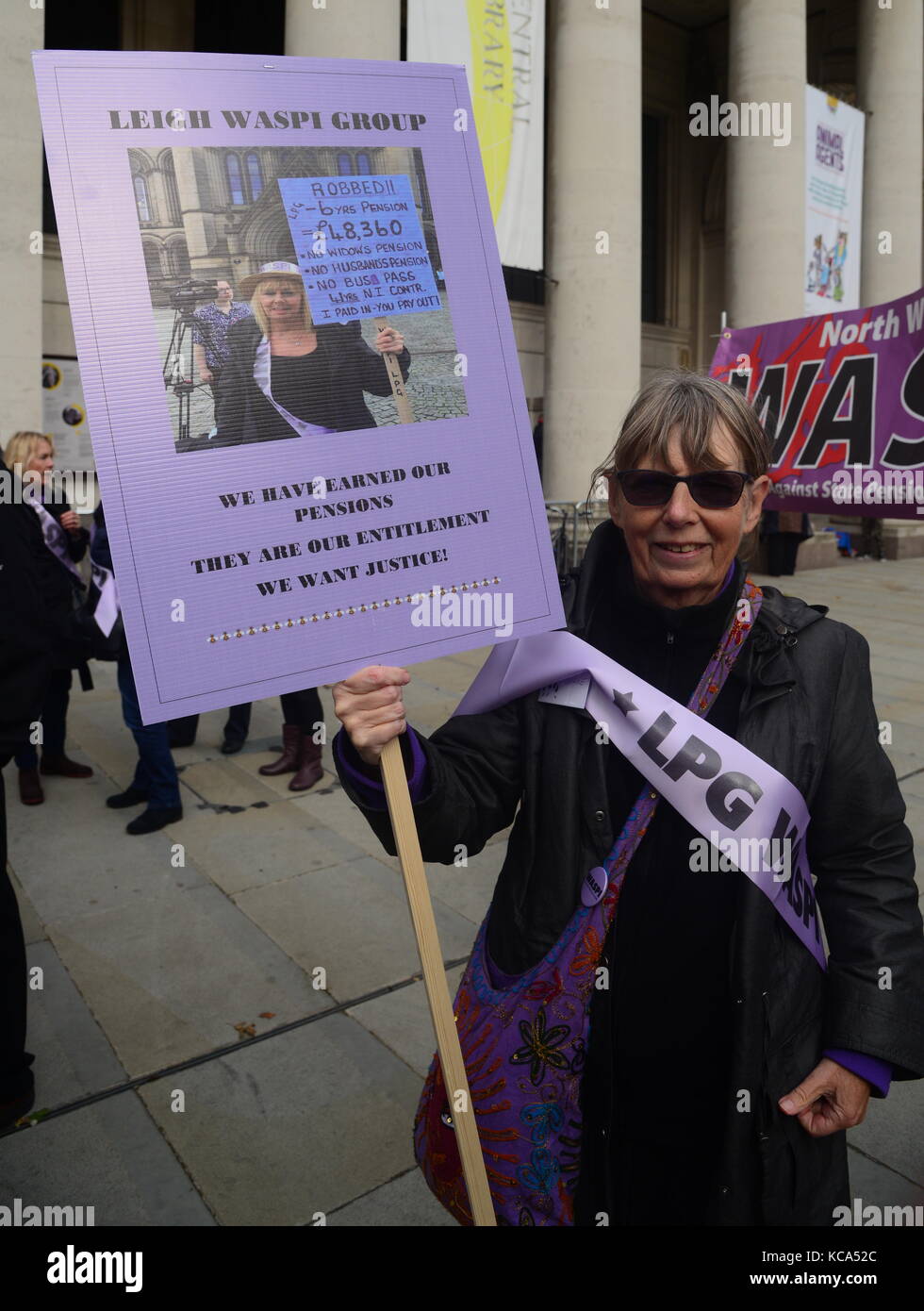 Women Against State Pension Inequality Demonstration Stock Photo - Alamy