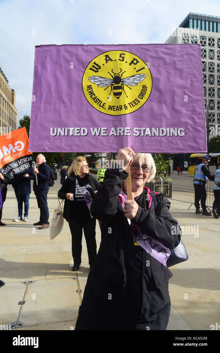 Women Against State Pension Inequality Demonstration Stock Photo - Alamy