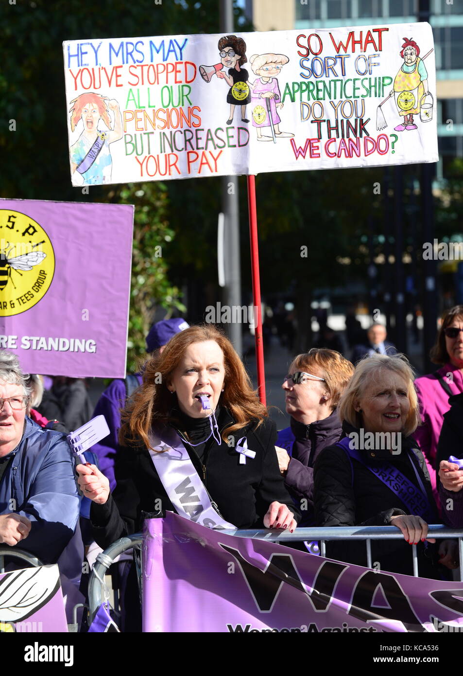 Women Against State Pension Inequality Demonstration Stock Photo - Alamy