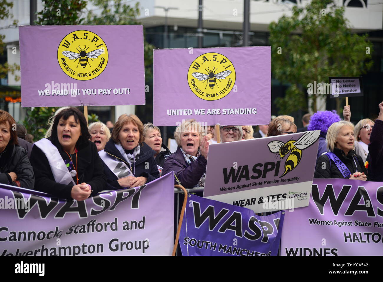 Women Against State Pension Inequality Demonstration Stock Photo - Alamy